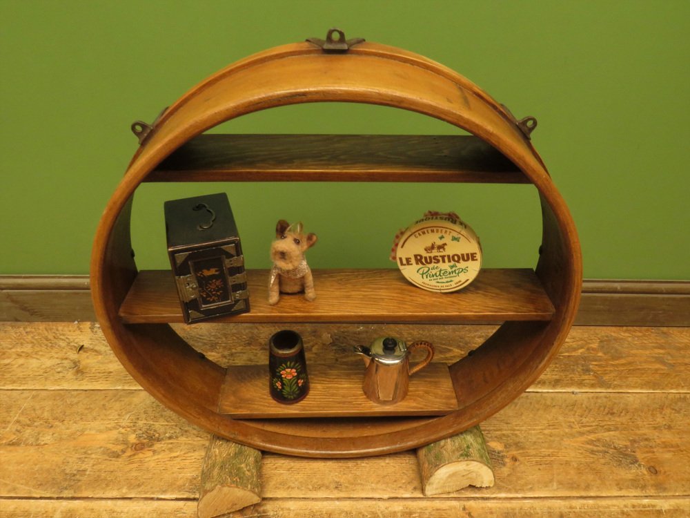 Vintage Upcycled Shelf Display, 1940s for sale at Pamono