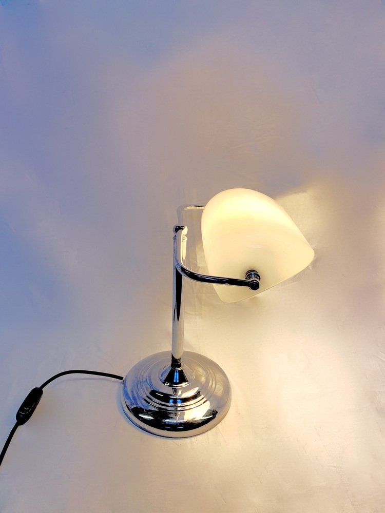 Vintage Table Lamp with Movable Glass, Italy, 1960s for sale at Pamono