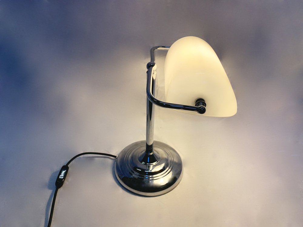 Vintage Table Lamp with Movable Glass, Italy, 1960s for sale at Pamono