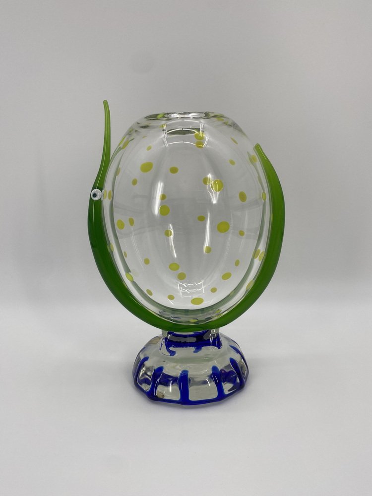 Vintage Italian Vasi Del Mare Series Vase in Murano Glass by Anna Gili ...