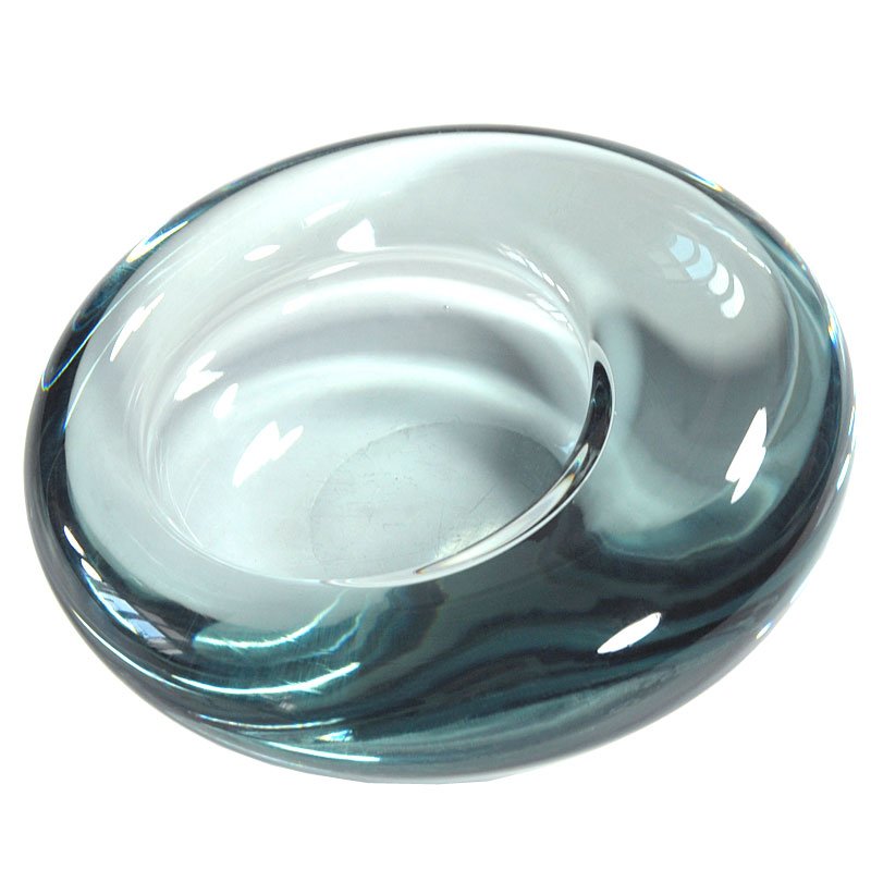 Danish Glass Bowl by Per Lütken for Holmegaard, 1960s for sale at Pamono