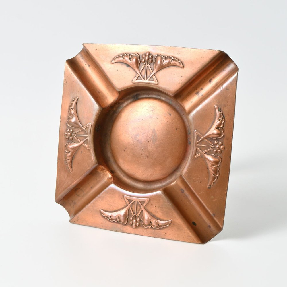 Art Nouveau Copper Ashtray from WMF, 1890s for sale at Pamono