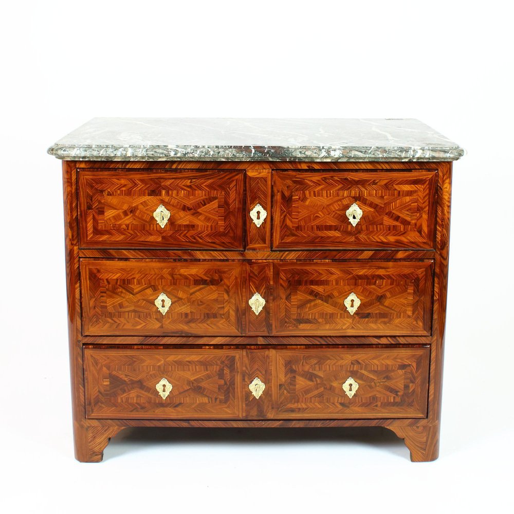 Louis XIV Chest of Drawers with Lattice Marquetry, France, Early 1700s ...