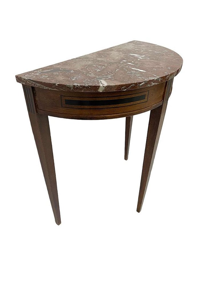 Small 19th Century Dutch Oak Wall Table, 1890s for sale at Pamono