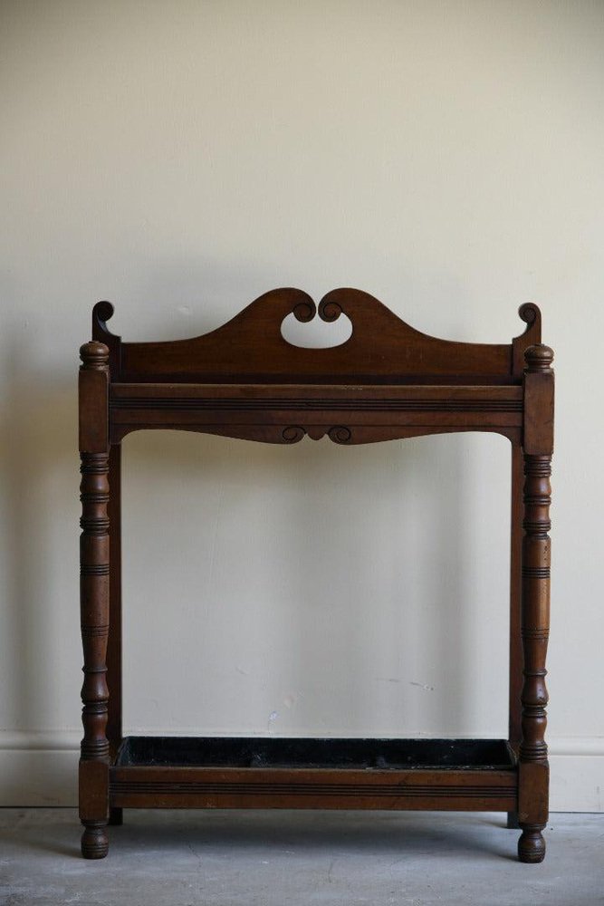 Late Victorian Stick Stand in Walnut for sale at Pamono