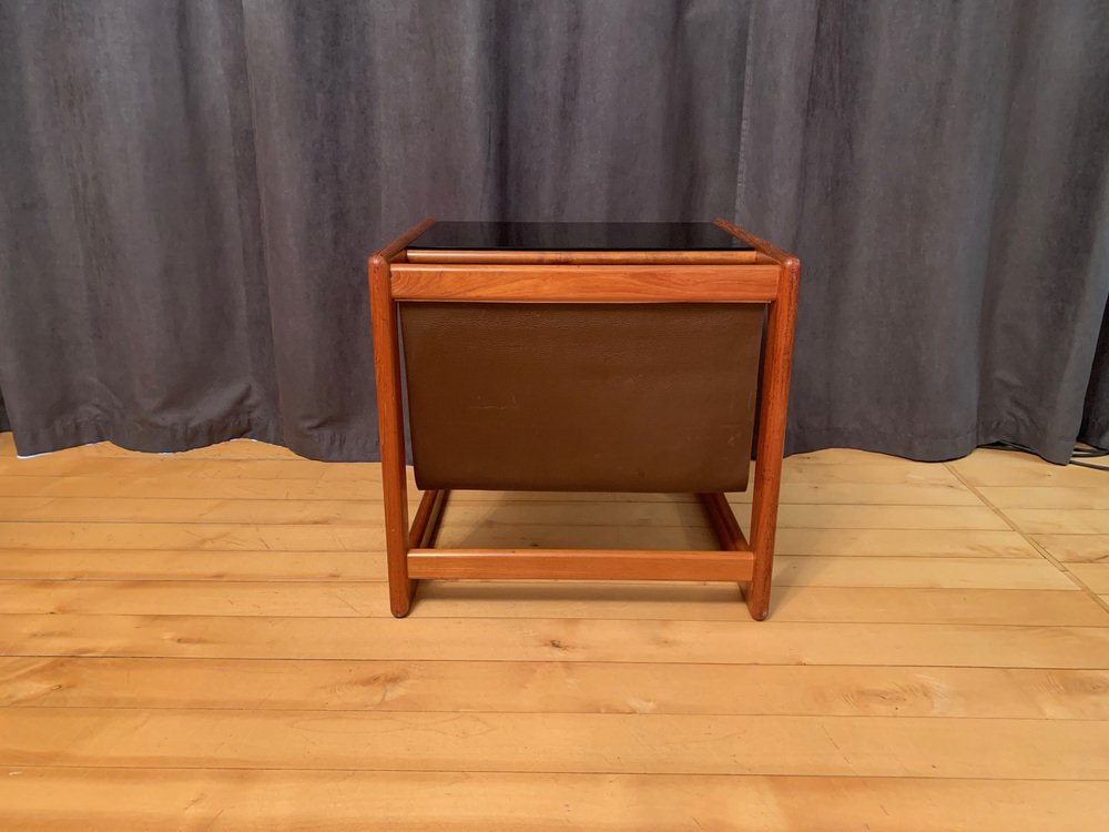 Vintage Danish Newspaper Table from Salin Nyborg, 1960s for sale at Pamono