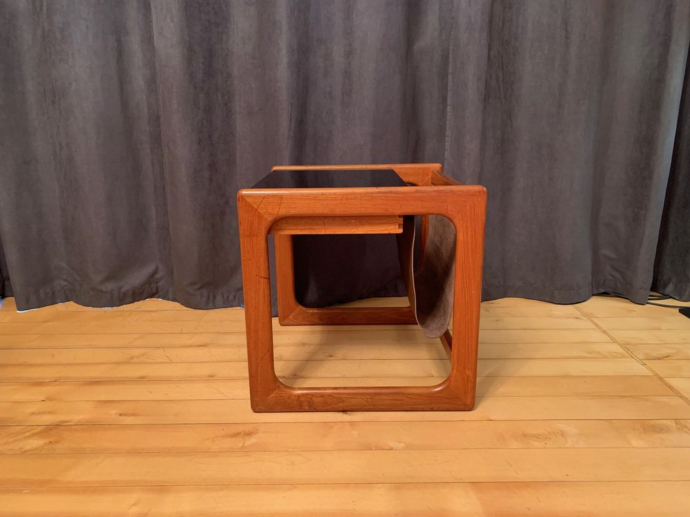 Vintage Danish Newspaper Table from Salin Nyborg, 1960s for sale at Pamono