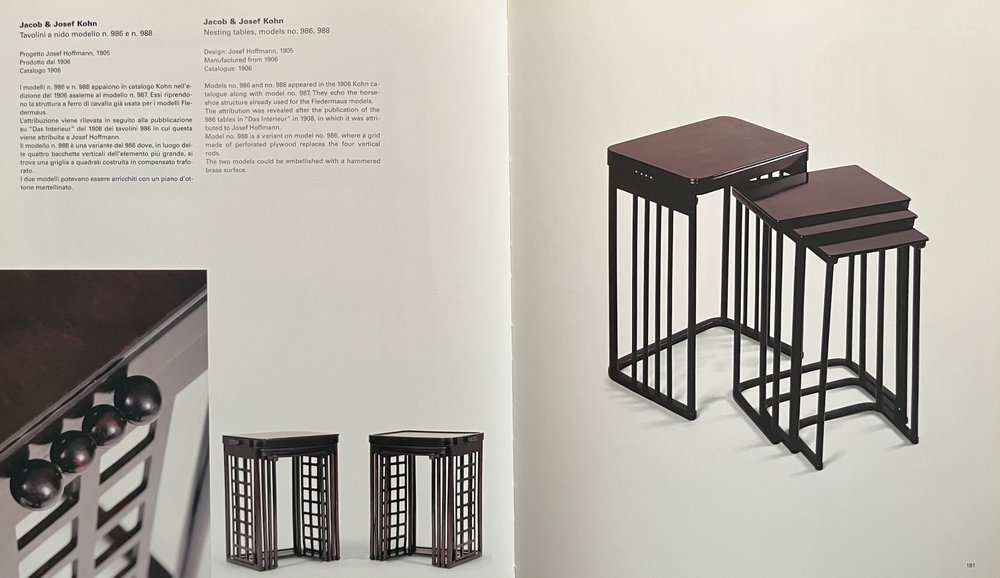 Small Art Nouveau Model 986 Table by Josef Hoffmann, Vienna, 1906 for ...
