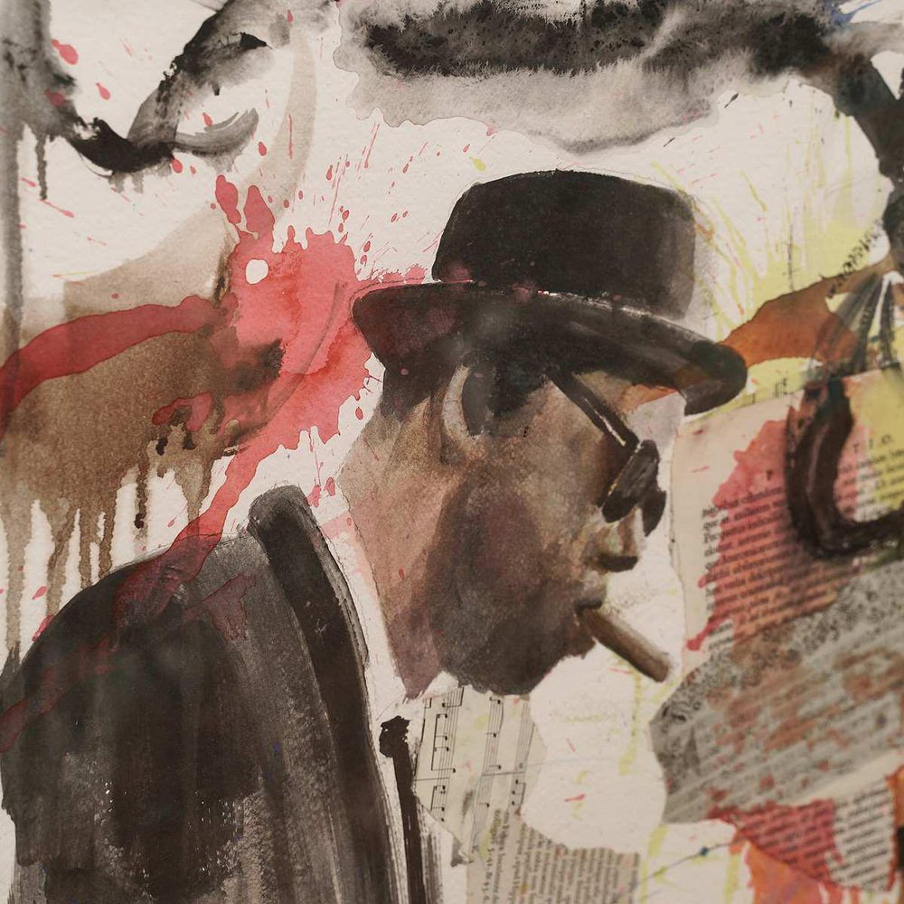 Alfredo Pini, Figurative Composition, Painting for sale at Pamono