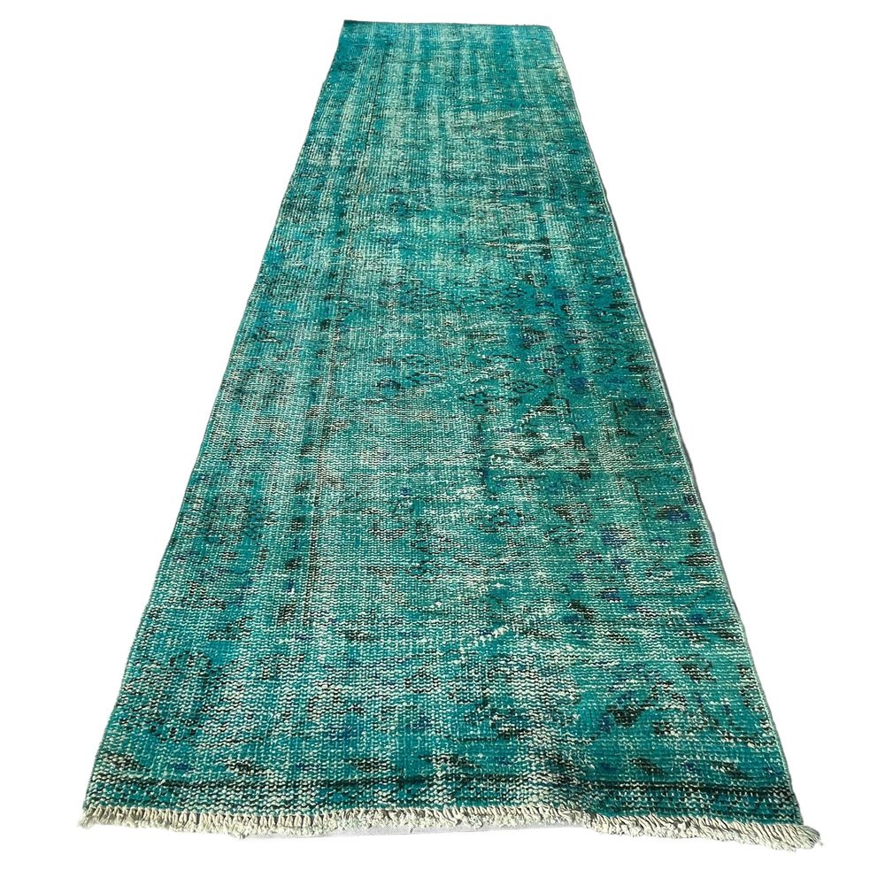 Vintage Turkish Rug Runner in Wool, 1970s for sale at Pamono