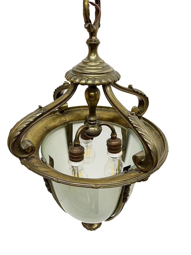 Dutch Bronze Hall Lantern, 1900s for sale at Pamono