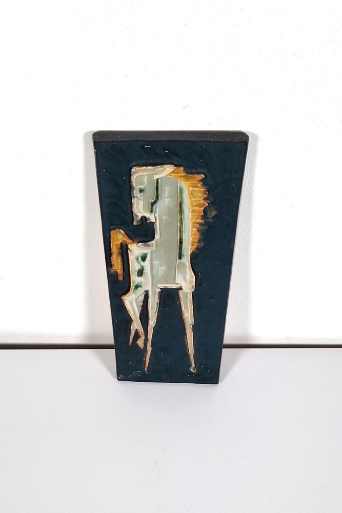 Horse Wall Sculpture by Helmut Friedrich Schäffenacker for sale at Pamono