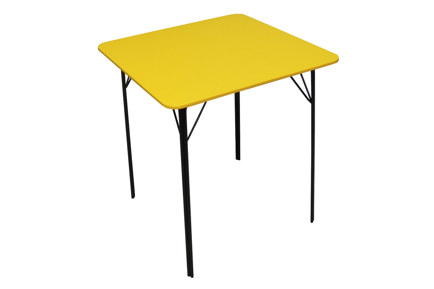 Vintage Yellow Dining Table for sale at Pamono