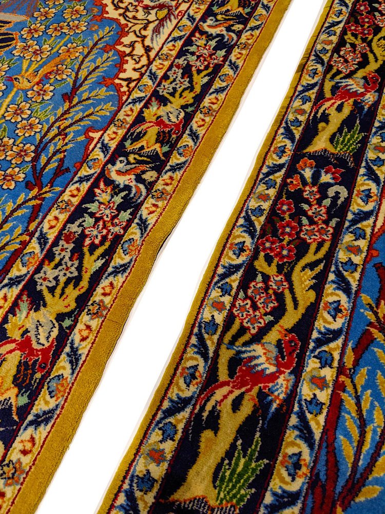 Isfahan Tree of Life Rug, 1900s, Set of 2 for sale at Pamono