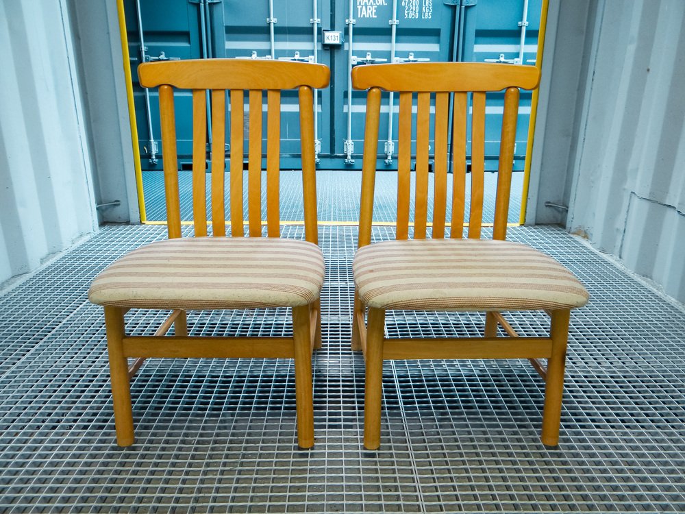 Large Solid Wood Chairs Toyo, Japan, Set of 2 for sale at Pamono