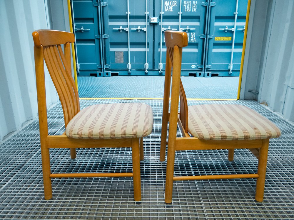 Large Solid Wood Chairs Toyo, Japan, Set of 2 for sale at Pamono