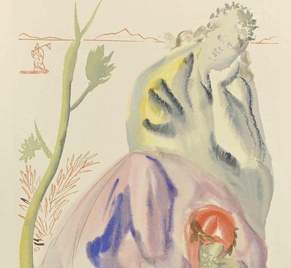 Salvador Dalí, The Golden Age, Woodcut, 1963 for sale at Pamono