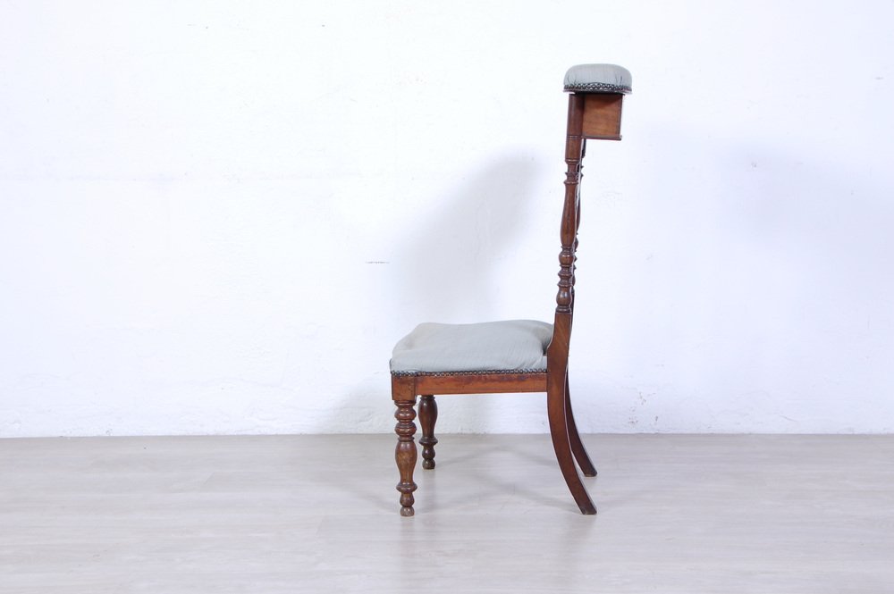 Kneeling Prayer Chair in Wood, 1890s for sale at Pamono
