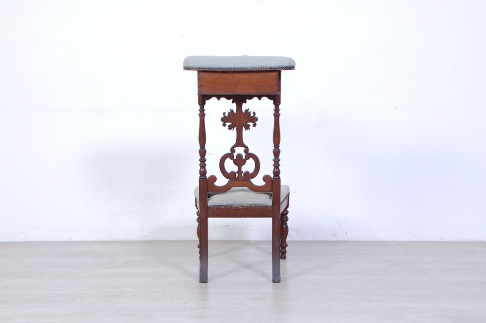 Kneeling Prayer Chair in Wood, 1890s for sale at Pamono