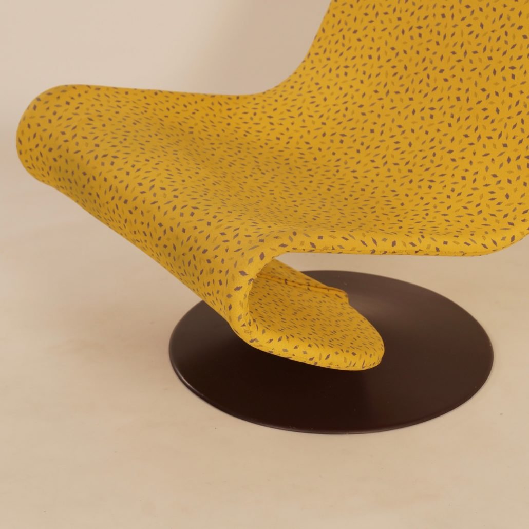 Yellow 123 Chair by Verner Panton for Fritz Hansen, 1970s for sale at ...