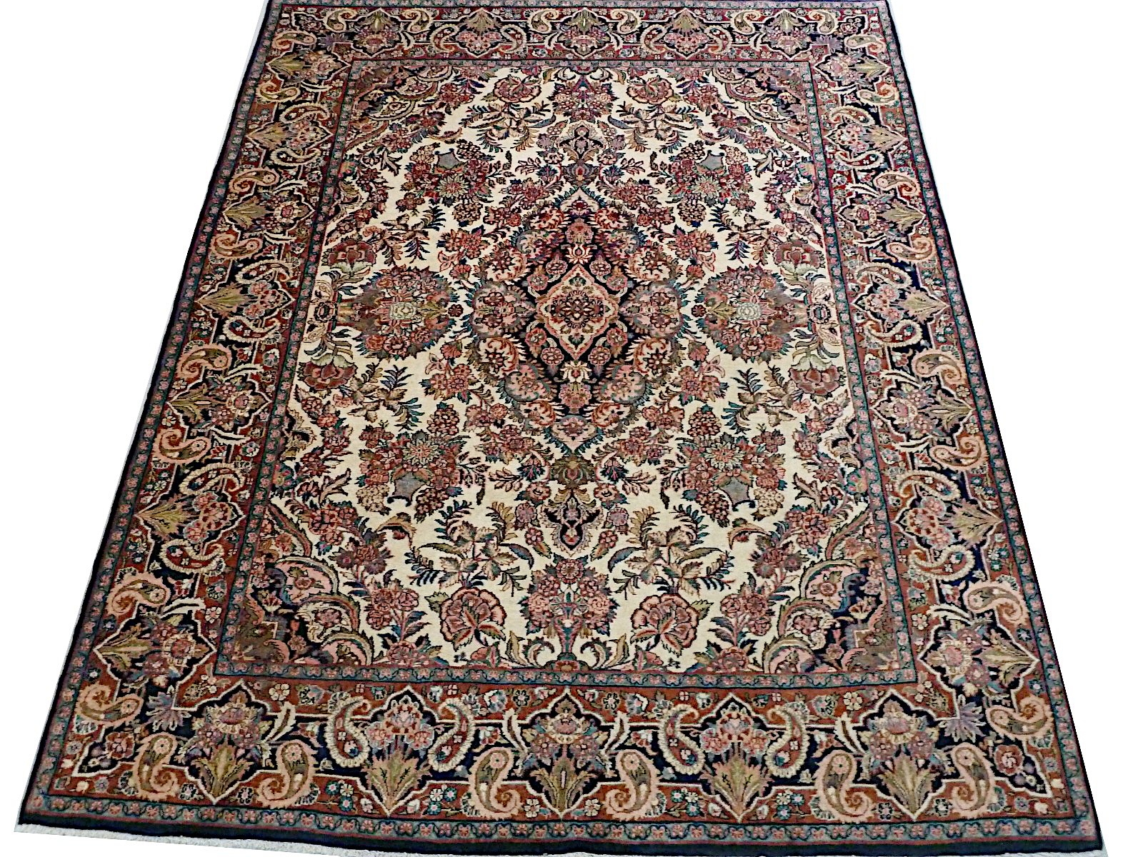 Vintage Sarough Rug, 1940s for sale at Pamono