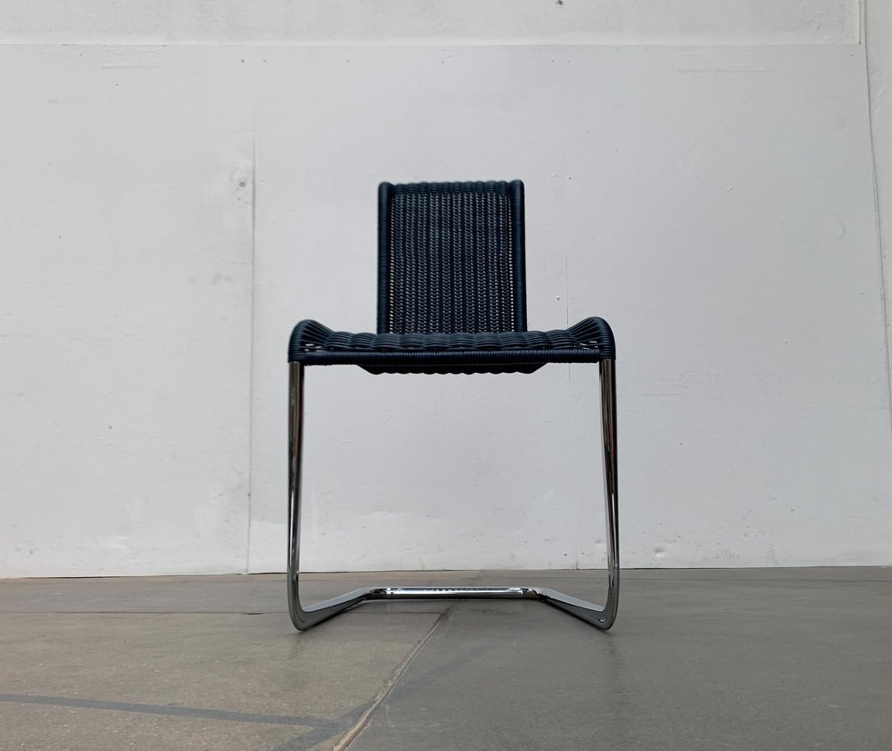 Deutsche Vintage B20 Freischwinger Esszimmerstühle von Tecta von Tecta & Jean Prouve, 4er Set ...