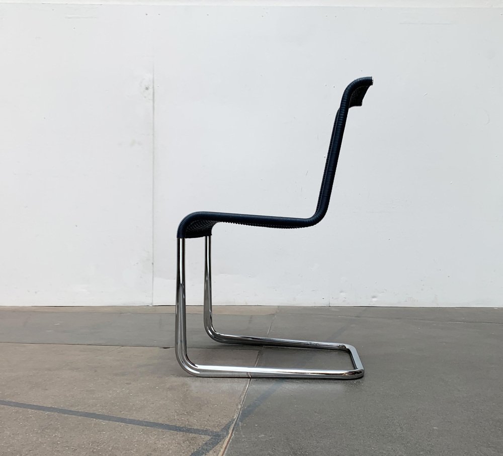 Deutsche Vintage B20 Freischwinger Esszimmerstühle von Tecta von Tecta & Jean Prouve, 4er Set ...