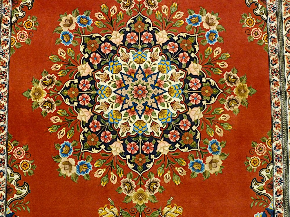 Vintage Ghom Rug, 1970s for sale at Pamono