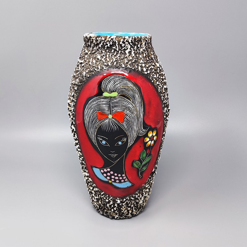 Lava Vase by Melior, Italy, 1960s for sale at Pamono