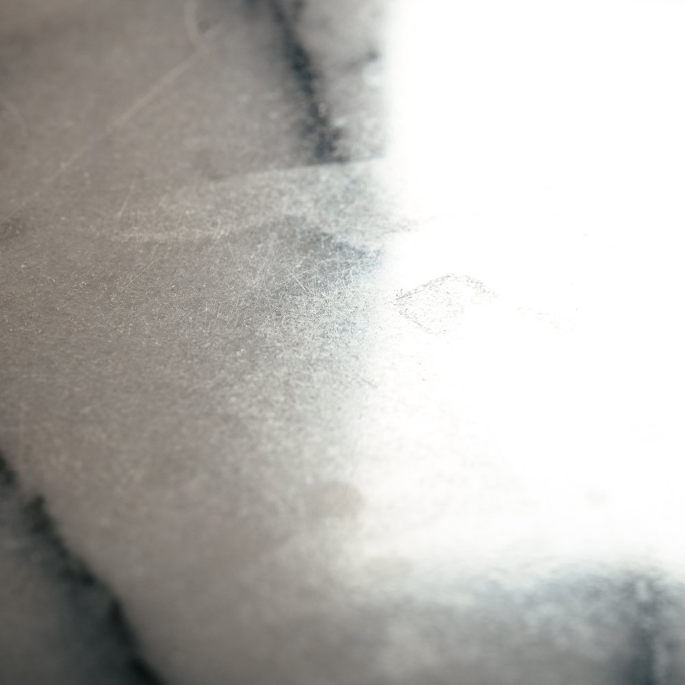 Mid-Century Marble Dining Table with Conical Base in the style of ...