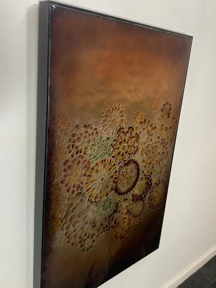 Psychedelic Wood and Acrylic Glass Panel, 1970s for sale at Pamono