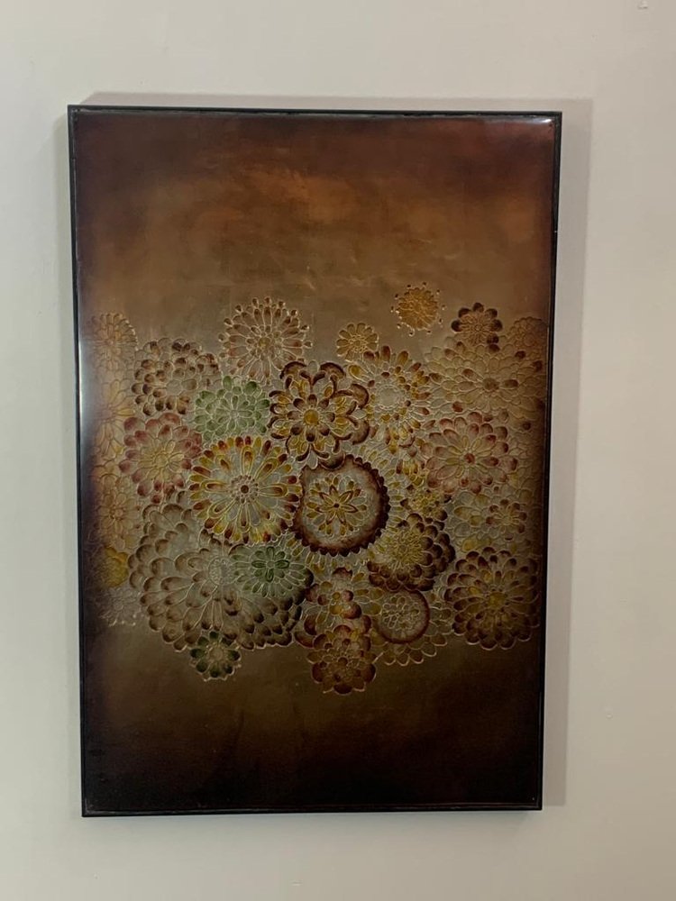 Psychedelic Wood and Acrylic Glass Panel, 1970s for sale at Pamono