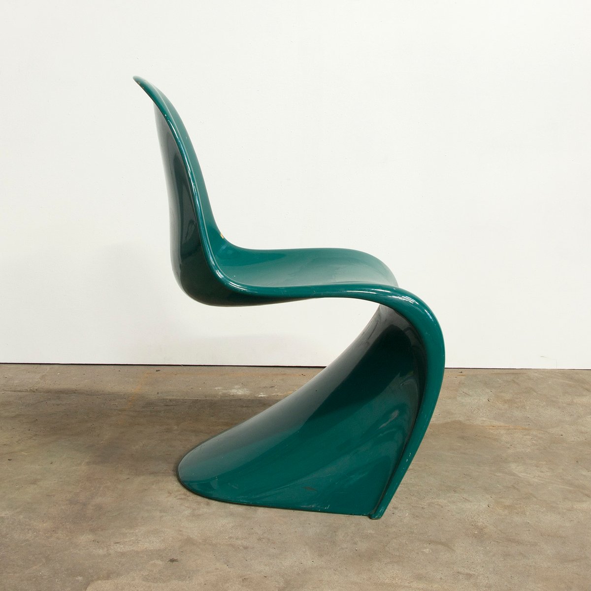 Green Stacking Chair by Verner Panton for Herman Miller, 1960s for sale ...