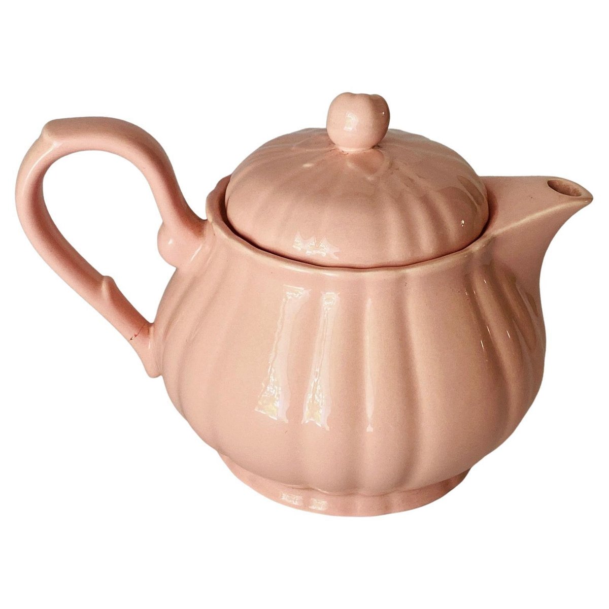 Mid-Century Pink Teapot in Ceramic for Les Salins, France for sale at ...