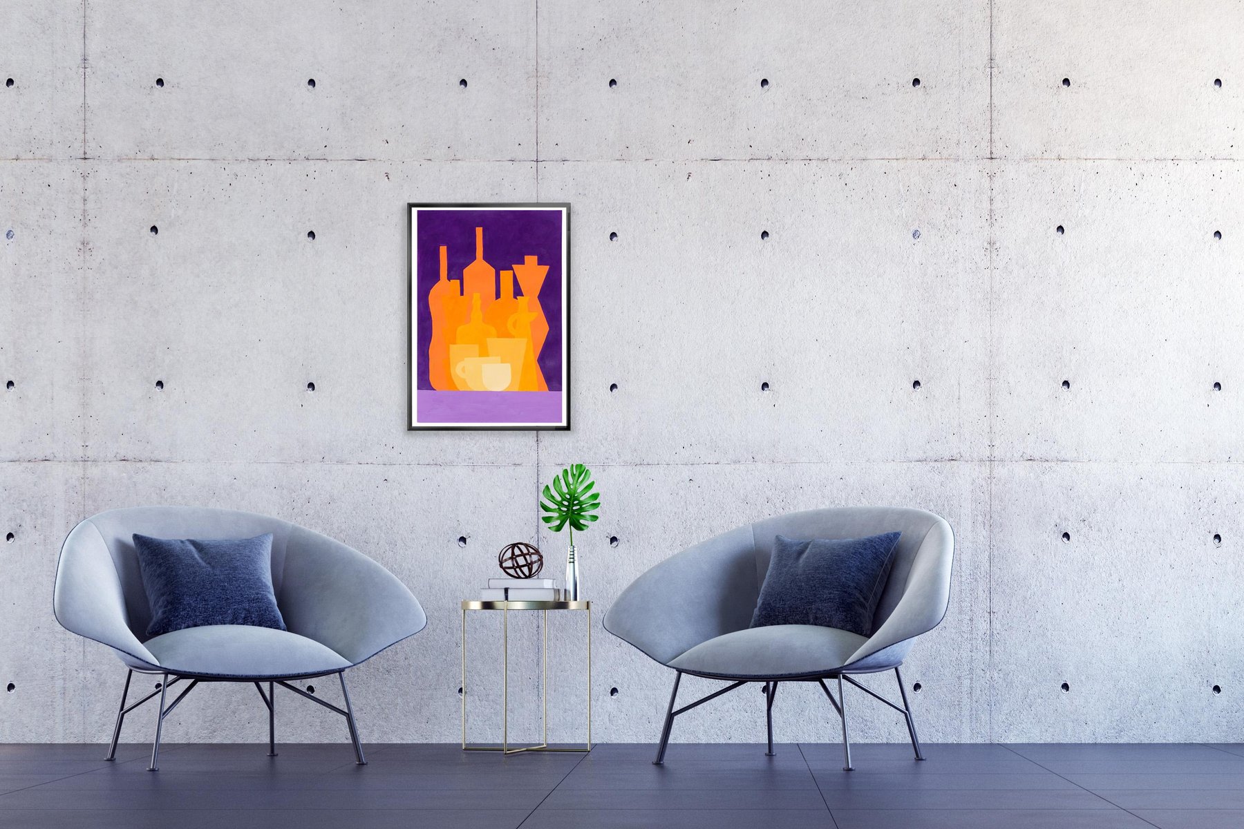 Gio Bellagio, Sunset Bottle Collection Vertical Still Life, 2023 ...