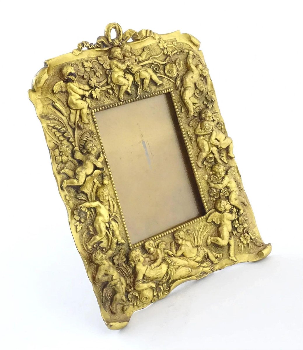 Neo-Baroque Style Photo Frame in Gilded Bronze, 1890s-1900s for sale at ...