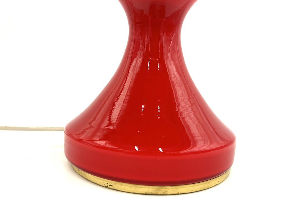 Mid-Century Modern Red Table Lamp from Opp Jihlava, 1970s for sale at ...