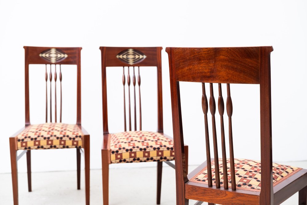 Art Nouveau Living Room Set by Julius & Josef Herrmann, Vienna, 1905 ...