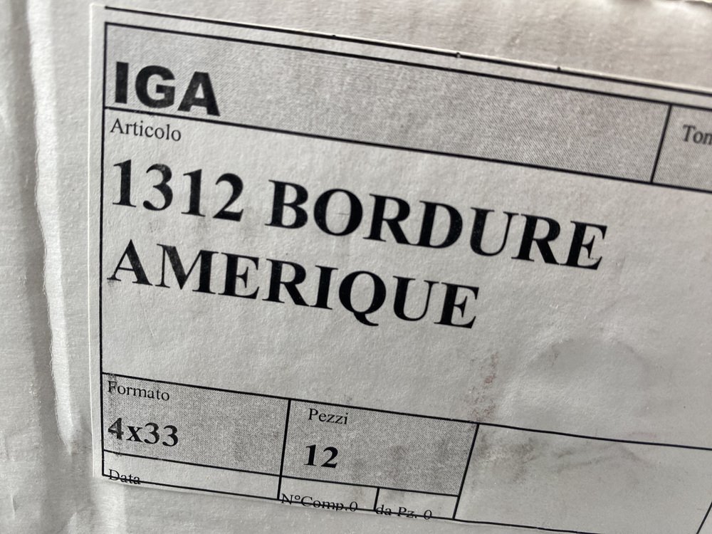 Glazed Ceramic Border Tiles by Keith Haring for Iga-Bordure Amerique ...