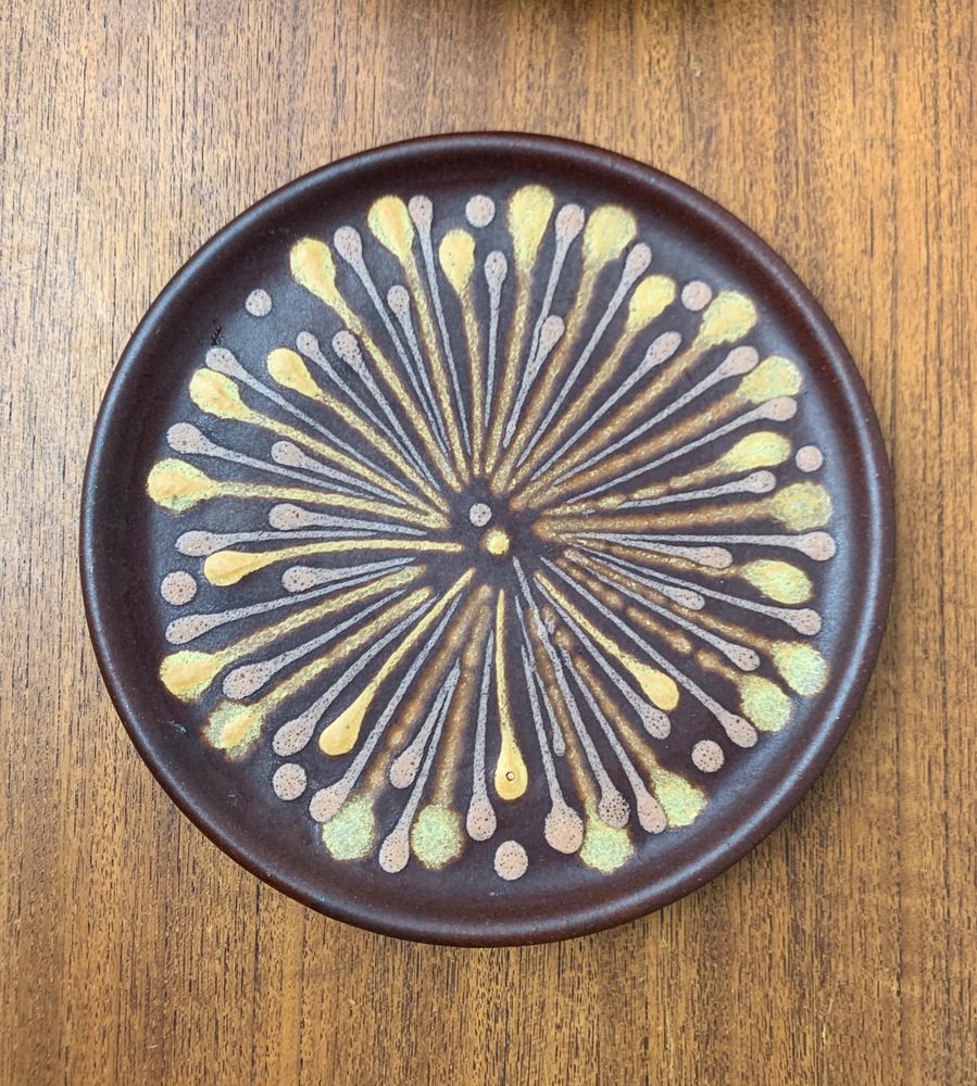 Mid-Century WGP Pottery Bowl and Plates from Silberdistel, West Germany ...