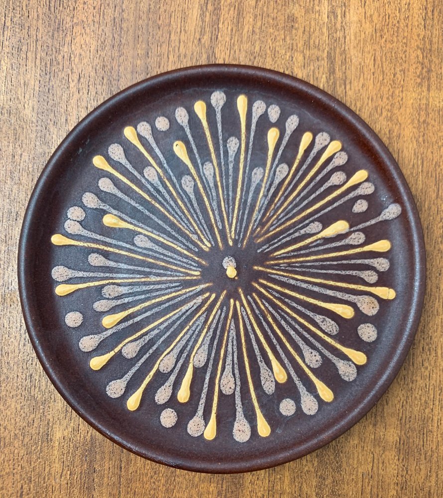 Mid-Century WGP Pottery Bowl and Plates from Silberdistel, West Germany ...