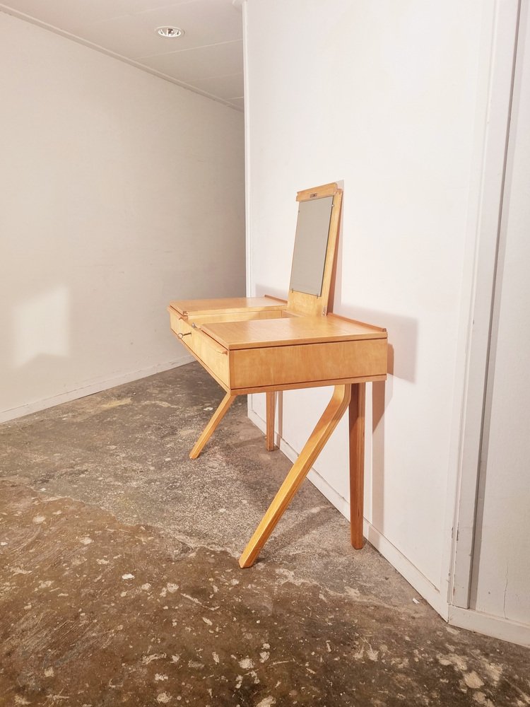 Dutch Modern Dressing Table in Plywood by Cees Braakman for Pastoe ...