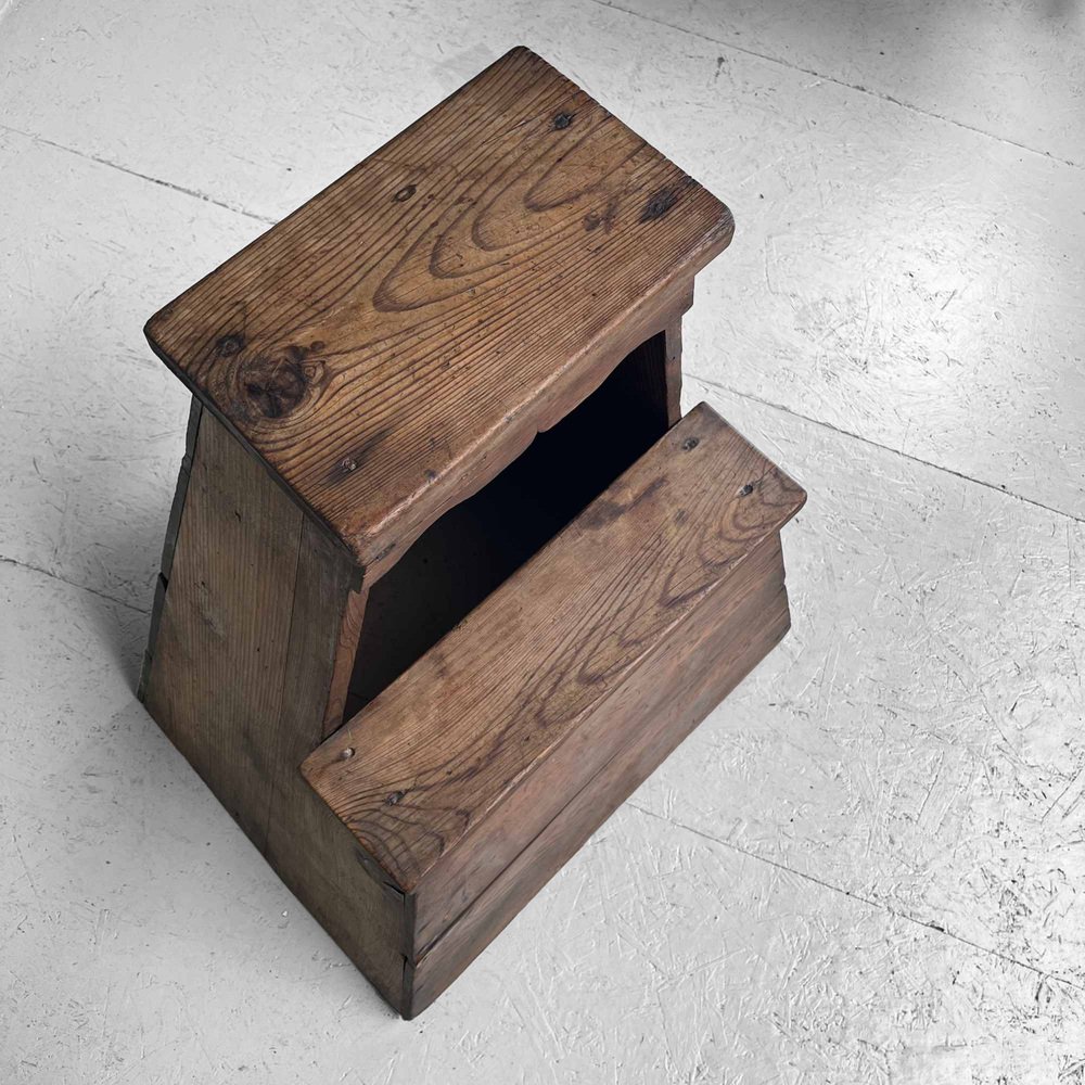 Early Shōwa Period Japanese Fumidai Wooden Step, 1930s for sale at Pamono