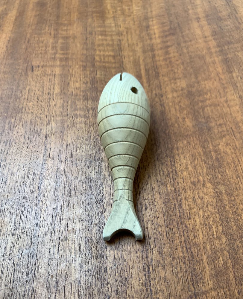 Bauhaus Urfisch Fish Rattle by Hugo Kükelhaus for Hohenfried ...