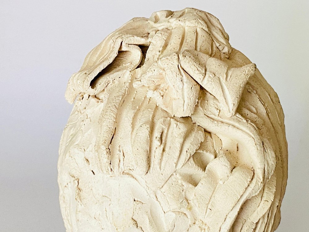 Art Deco Plaster Bust of Woman, France, 1930s for sale at Pamono