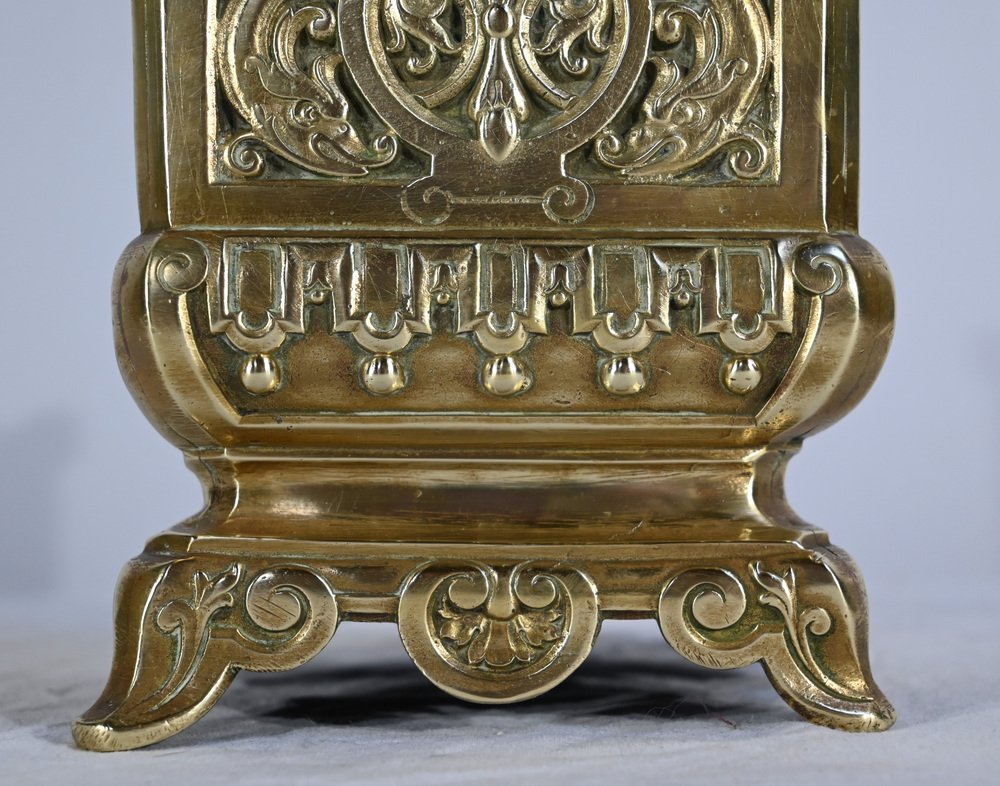 Golden Bronze Cache Pot, Late 19th Century for sale at Pamono