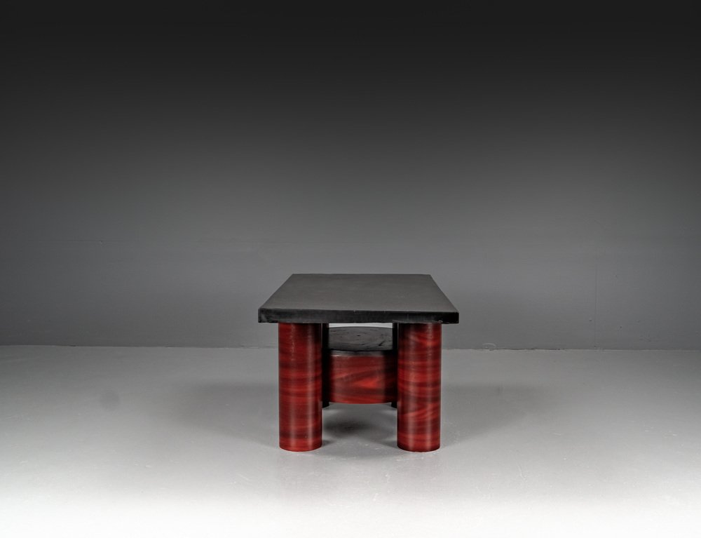 Stoa Memphis Table with Slate Top 1980s for sale at Pamono