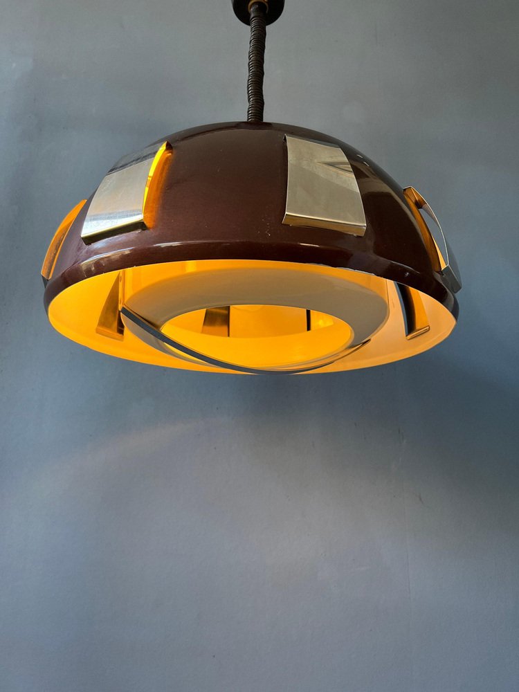 Vintage Space Age Lakro Amstelveen Pendant Light, 1970s for sale at Pamono