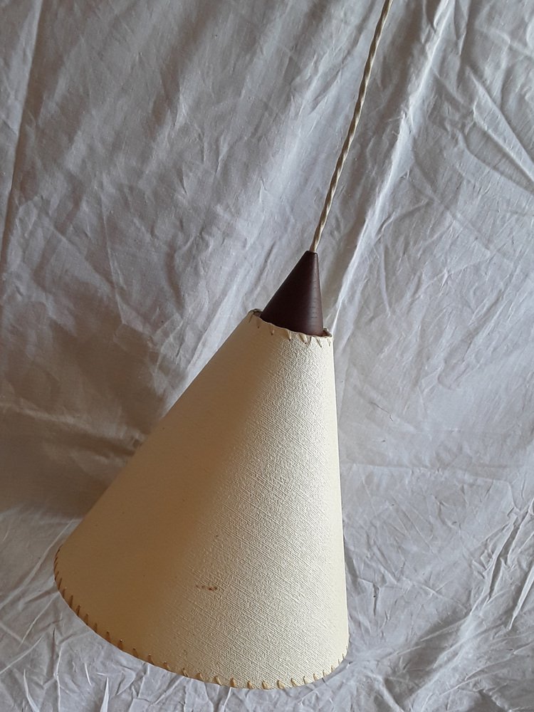 Vintage Height-Adjustable Ceiling Lamp with Mounting and Counterweight ...