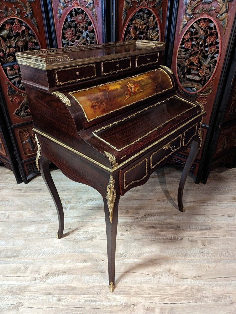 Bureau Style Louis XV en Acajou, 1920s en vente sur Pamono